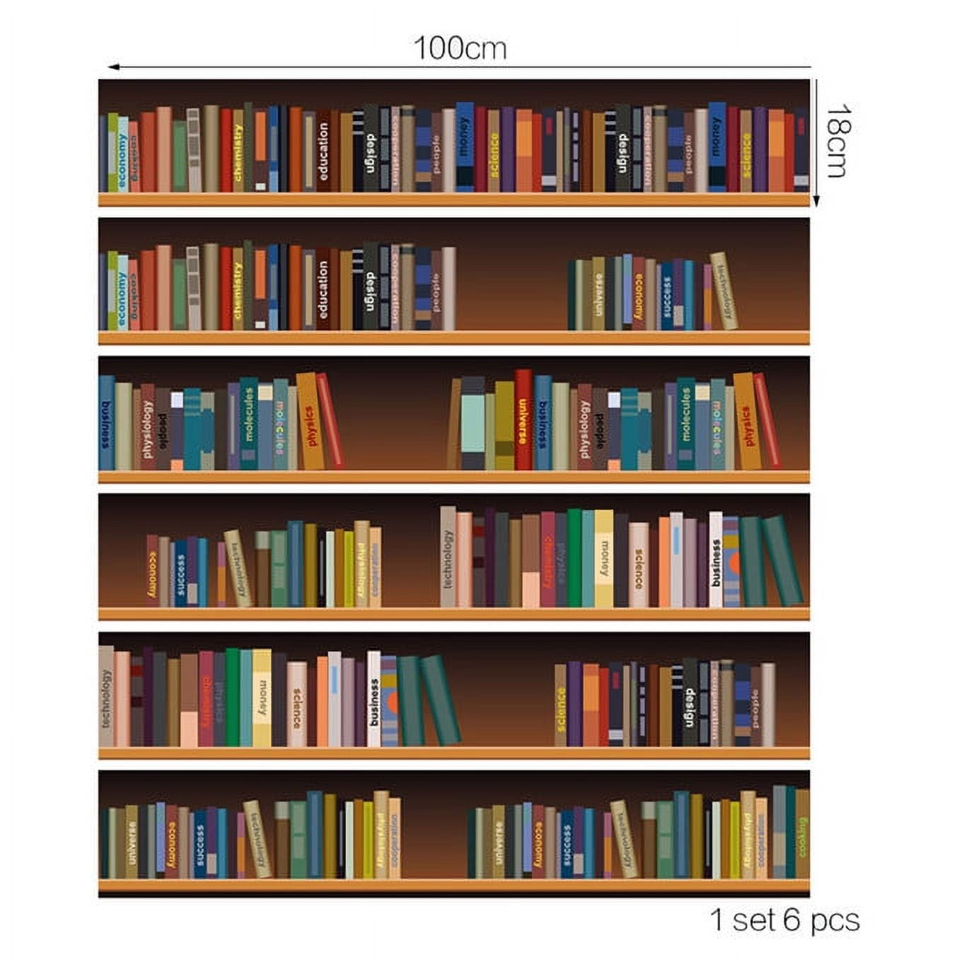 Stair Stickers Fashion Creative Stairs Sticker For Library Bookstore ...