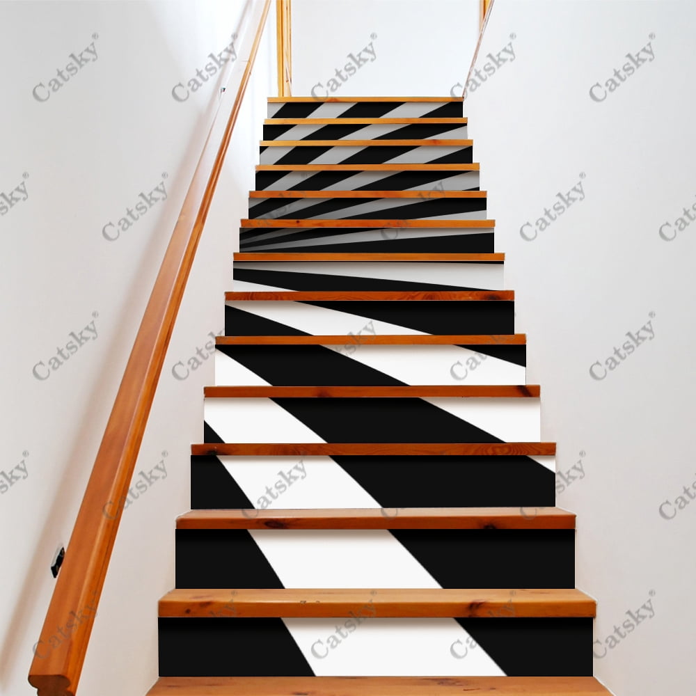 Stair Stickers Optical Illusion Stair Floor Stickers Waterproof ...