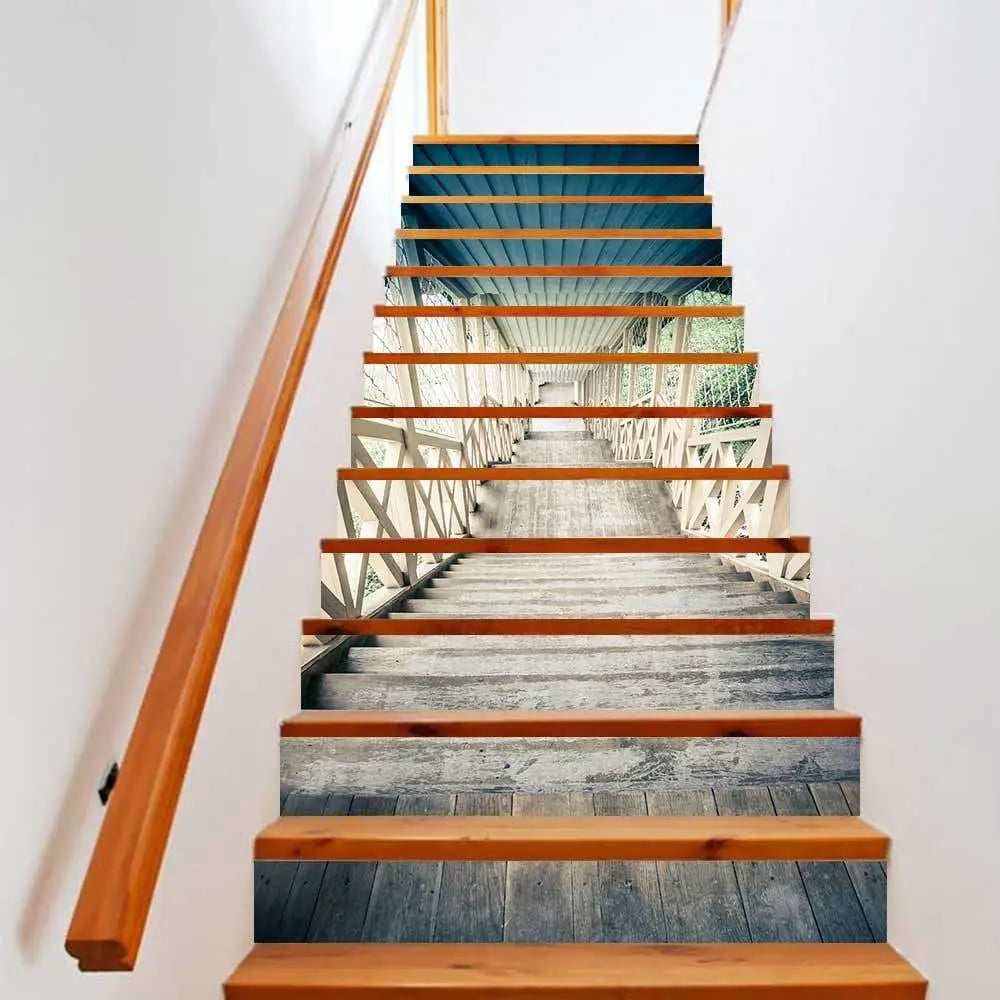 Stair Stickers Stair Decals Underwater World Cartoon Strip Stair Mural ...