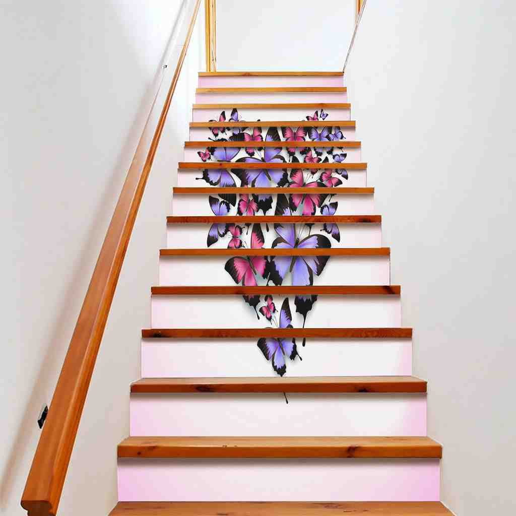 Stair Stickers Stair Decals Valentine's Day Stair Decals Red Love Heart ...