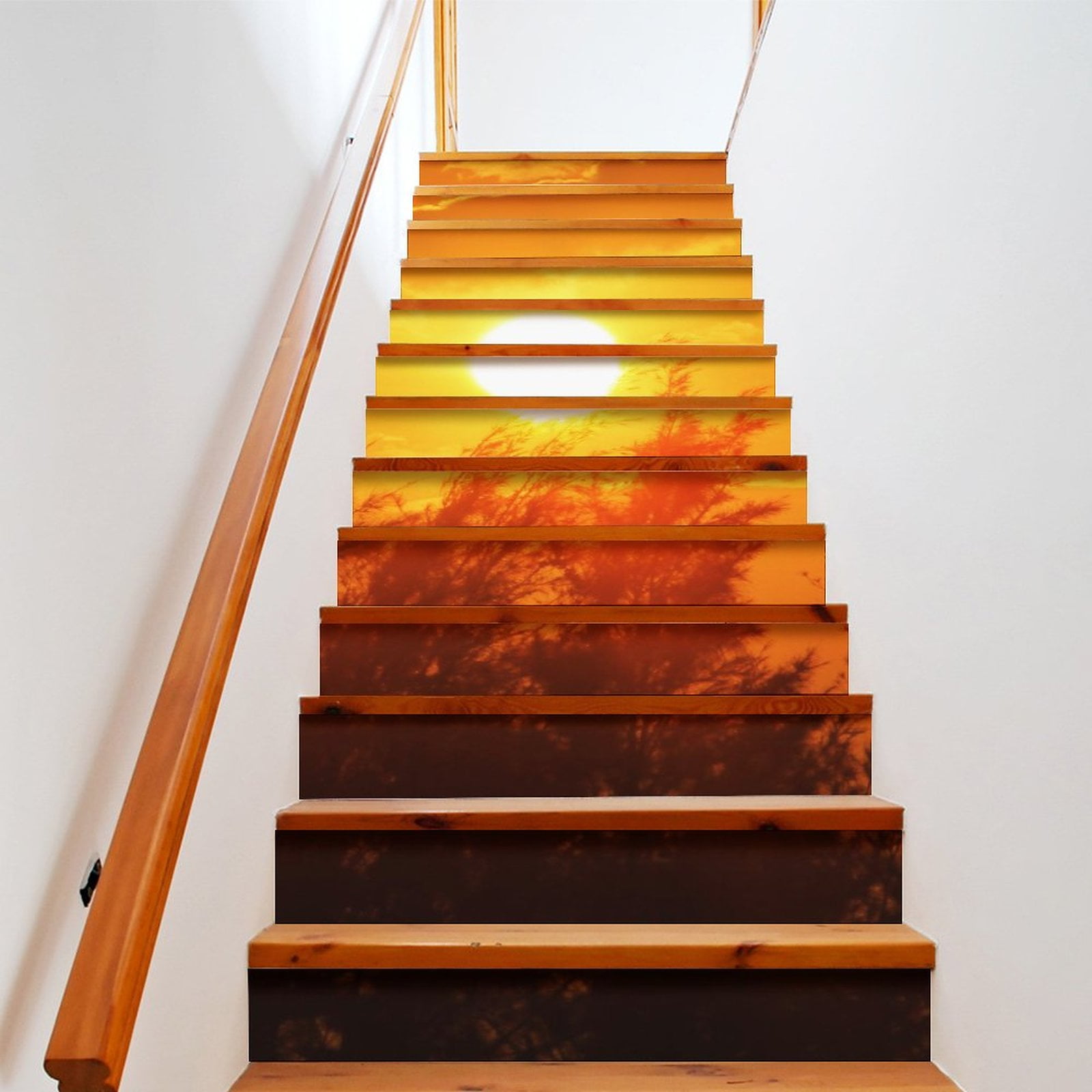 Stair Stickers Star Forest Stair Floor Stickers Waterproof Removable ...