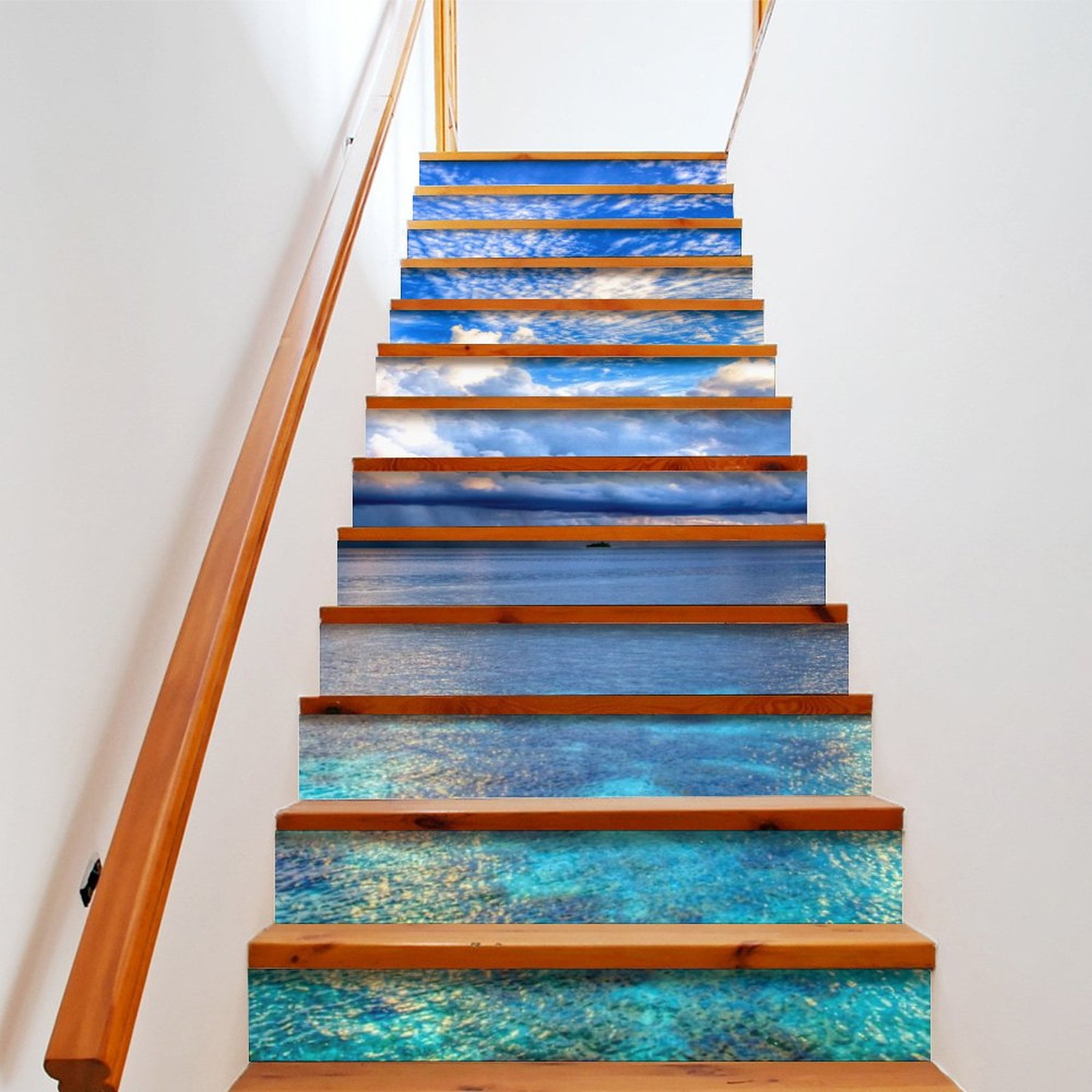 Stair Stickers Star Forest Stair Floor Stickers Waterproof Removable ...