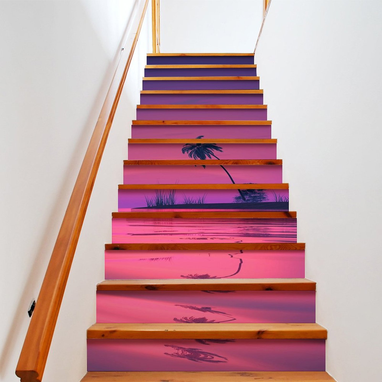 Stair Stickers Star Forest Stair Floor Stickers Waterproof Removable ...