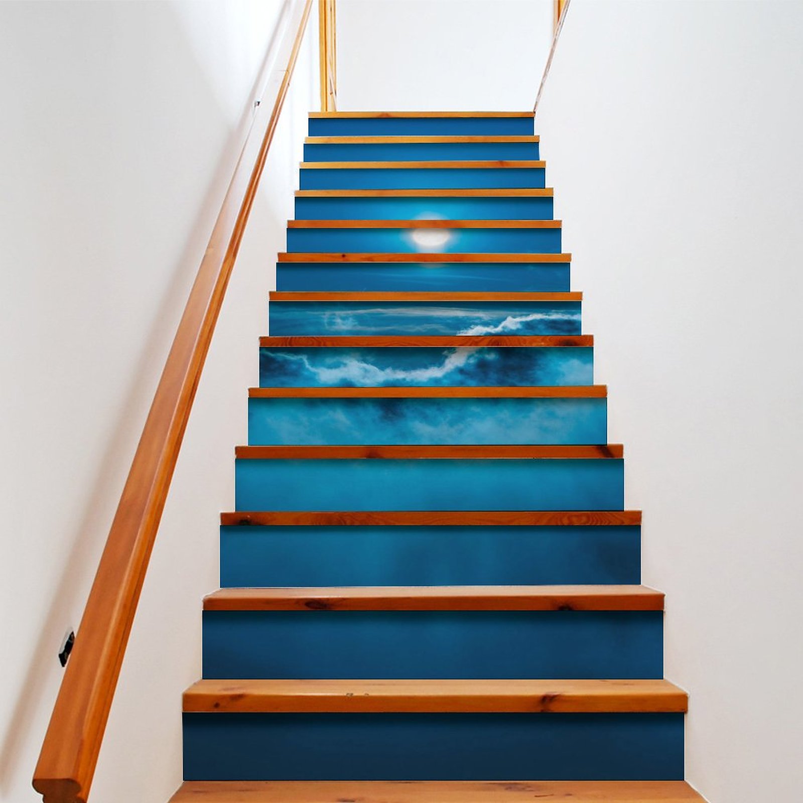 Stair Stickers Star Forest Stair Floor Stickers Waterproof Removable ...