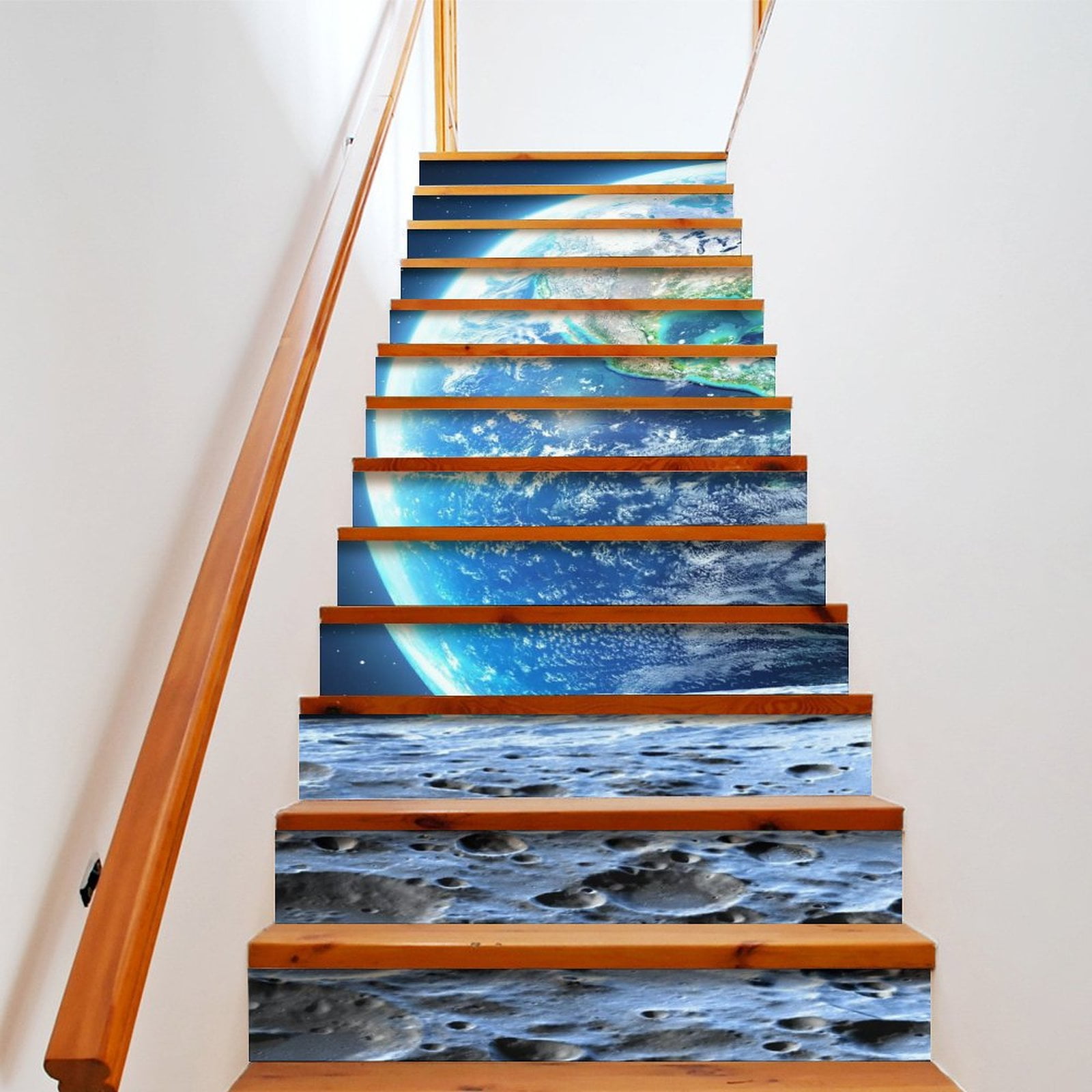 Stair Stickers Star Forest Stair Floor Stickers Waterproof Removable ...