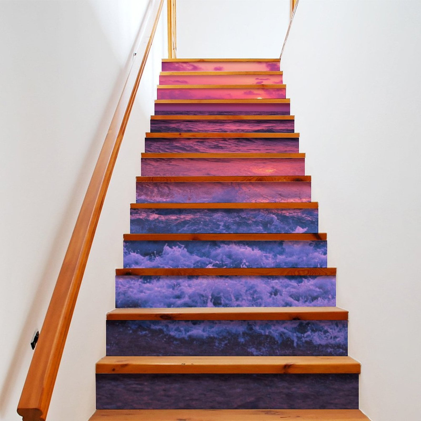 Stair Stickers Star Forest Stair Floor Stickers Waterproof Removable ...