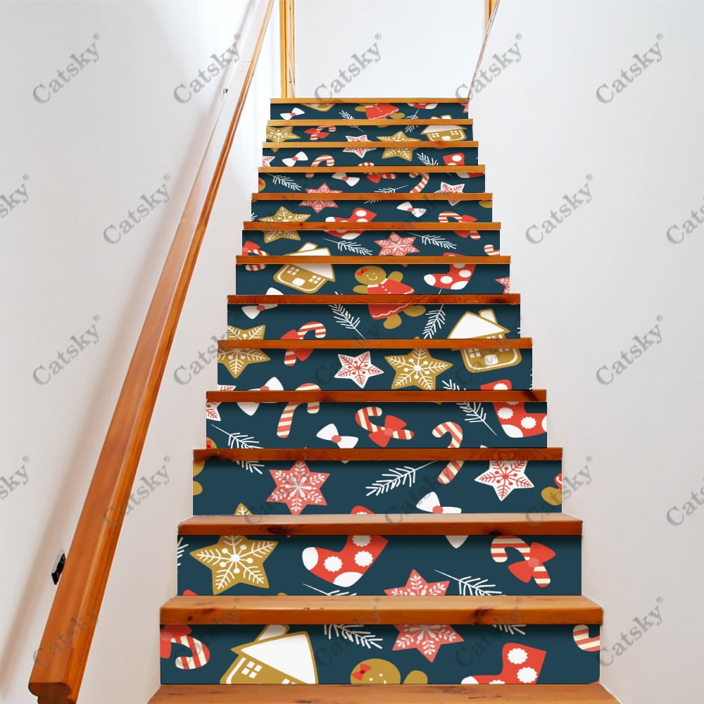 Stair Stickers Victorian Style Stair Floor Stickers Waterproof ...