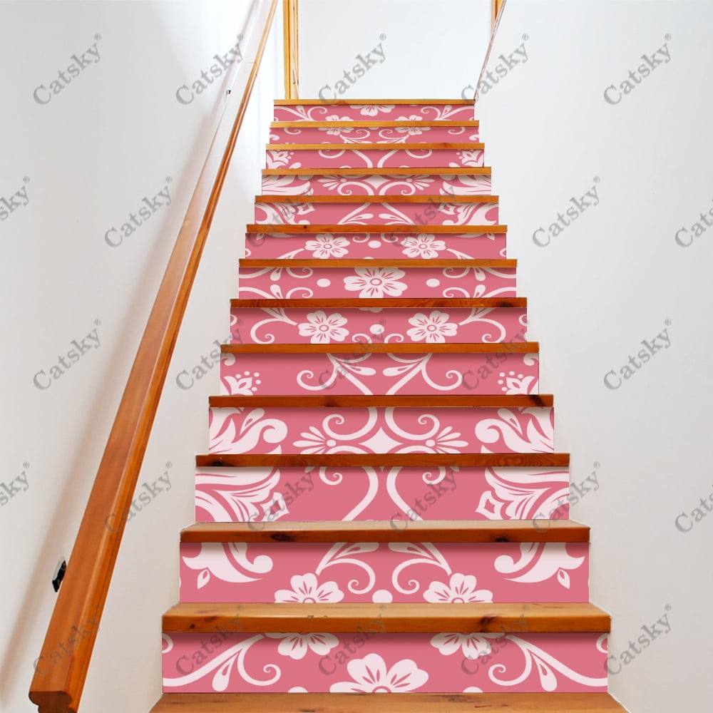 Stair Stickers Victorian Style Stair Floor Stickers Waterproof ...