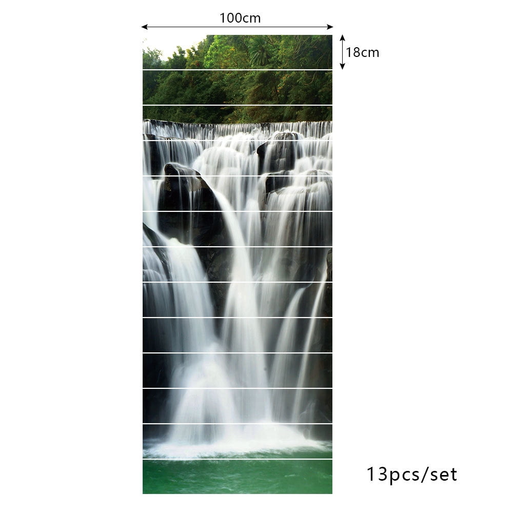 Stair Stickers Wood Path Stone Stairway Wall Sticker Stair Step Floor ...