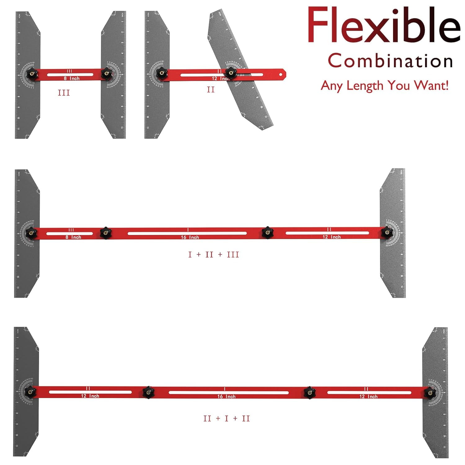 Stair Tread Template Tool, Aluminum Stair Tread Jig, Stair Tread Gauge ...