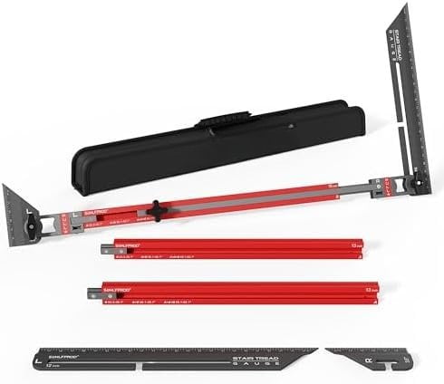 Stair Tread Template Tool - Clapmrix Locking Stair Tread Tool, Stair ...