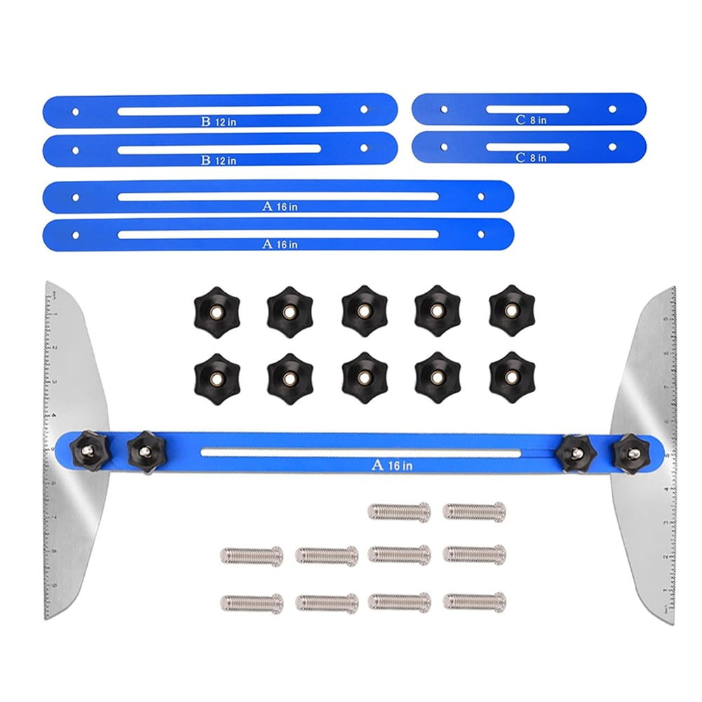 Stair Tread Template Tool Metal Measuring Stair Tool Adjustabl Stair ...