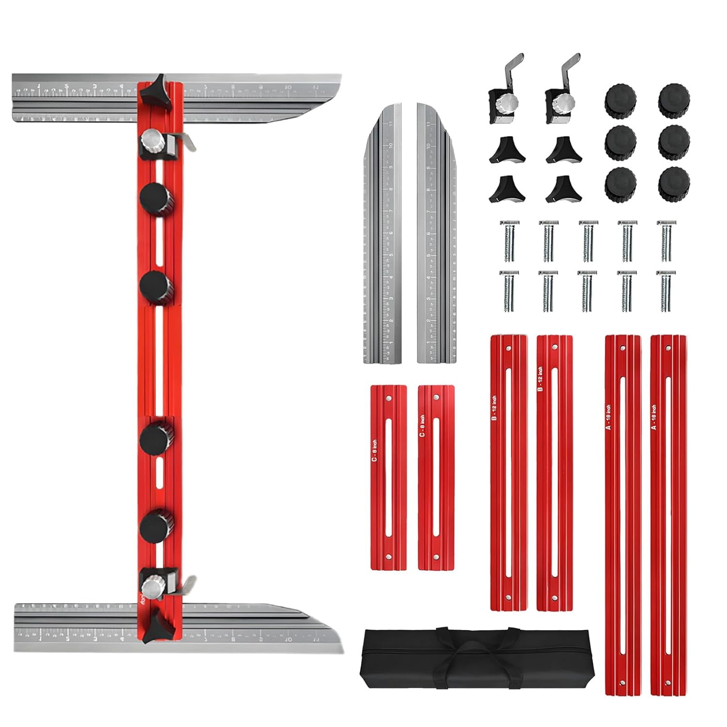 Stair Tread Template Tool,Precise Angle Measuring Tool,8-60 Inch Stairs ...