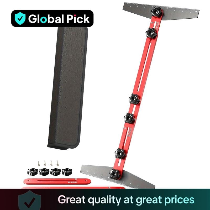 Stair Tread Template Tool, Solid Stair Tread Gauge, Shelf Layout Tool ...