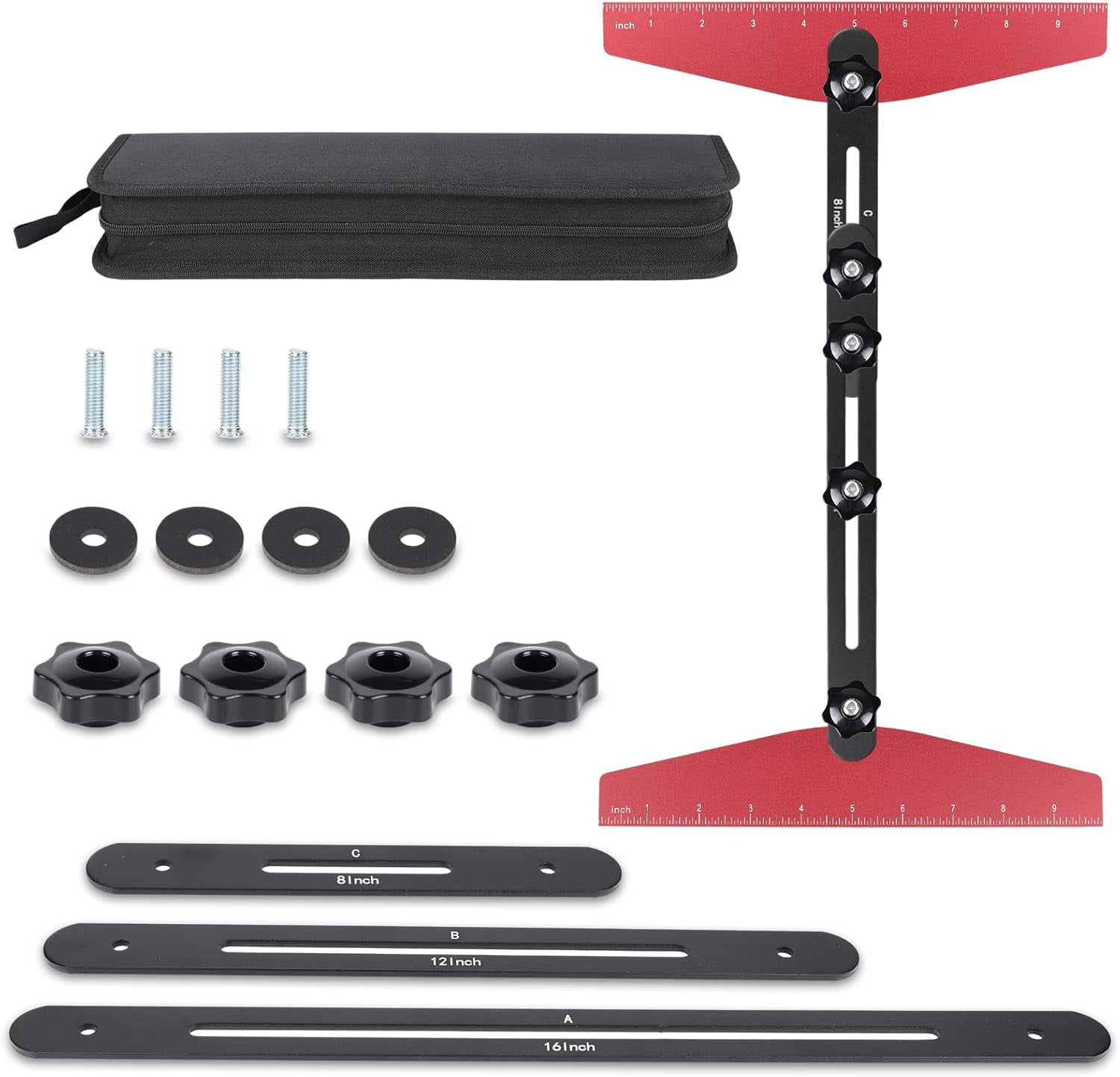 Stair Tread Template Tool - Solid Stair Tread Gauge, Stair Gauge Set ...