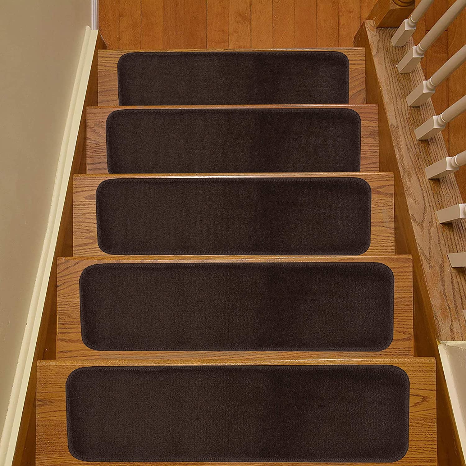 Stair Tread Treads Indoor 7 inch x 24 inch Machine Washable Skid Slip ...