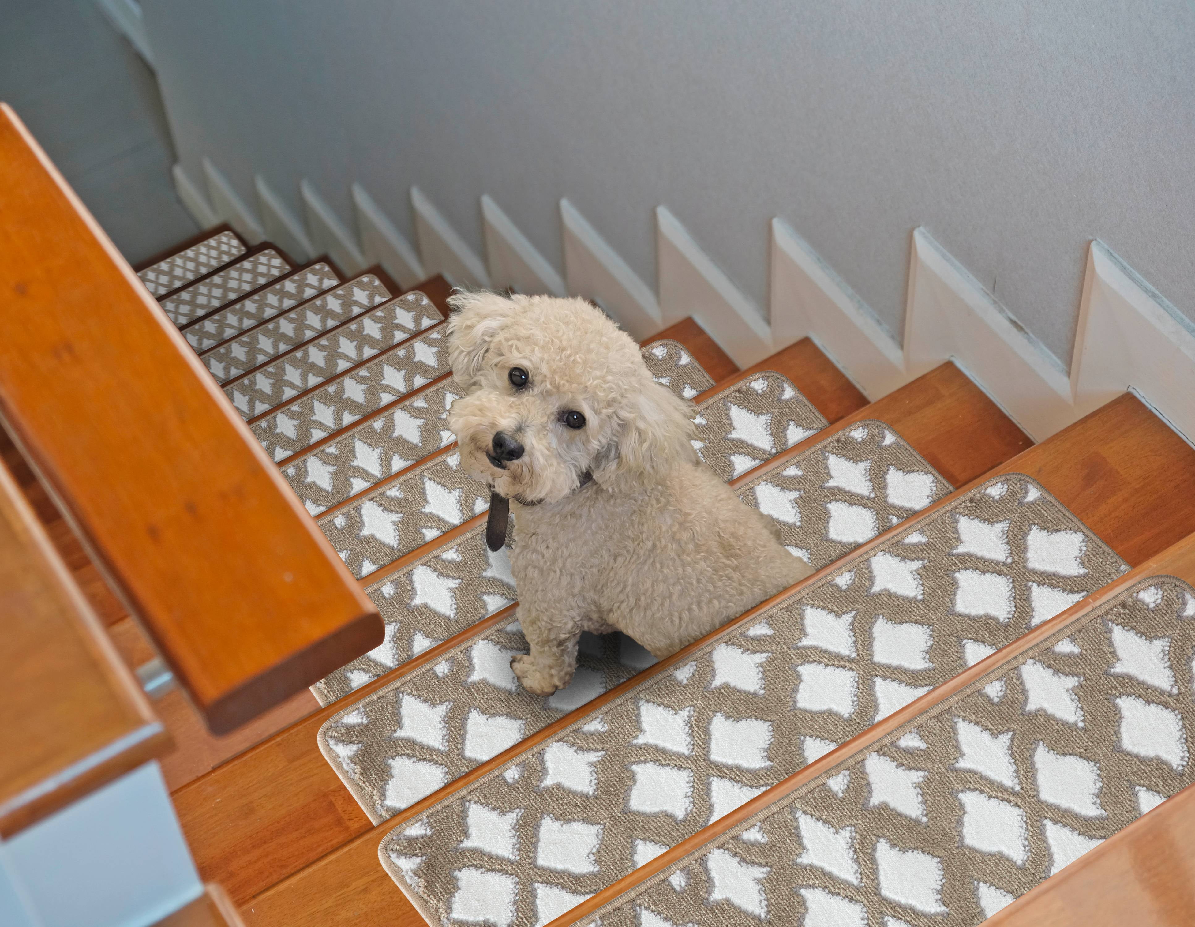 Stair Treads 9 inch by 28 inch by sussexhome Floral Collection Trellis ...