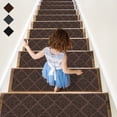 Stair Treads Carpet Non-slip Indoor 15 Wood Rugs Modern Runners For ...
