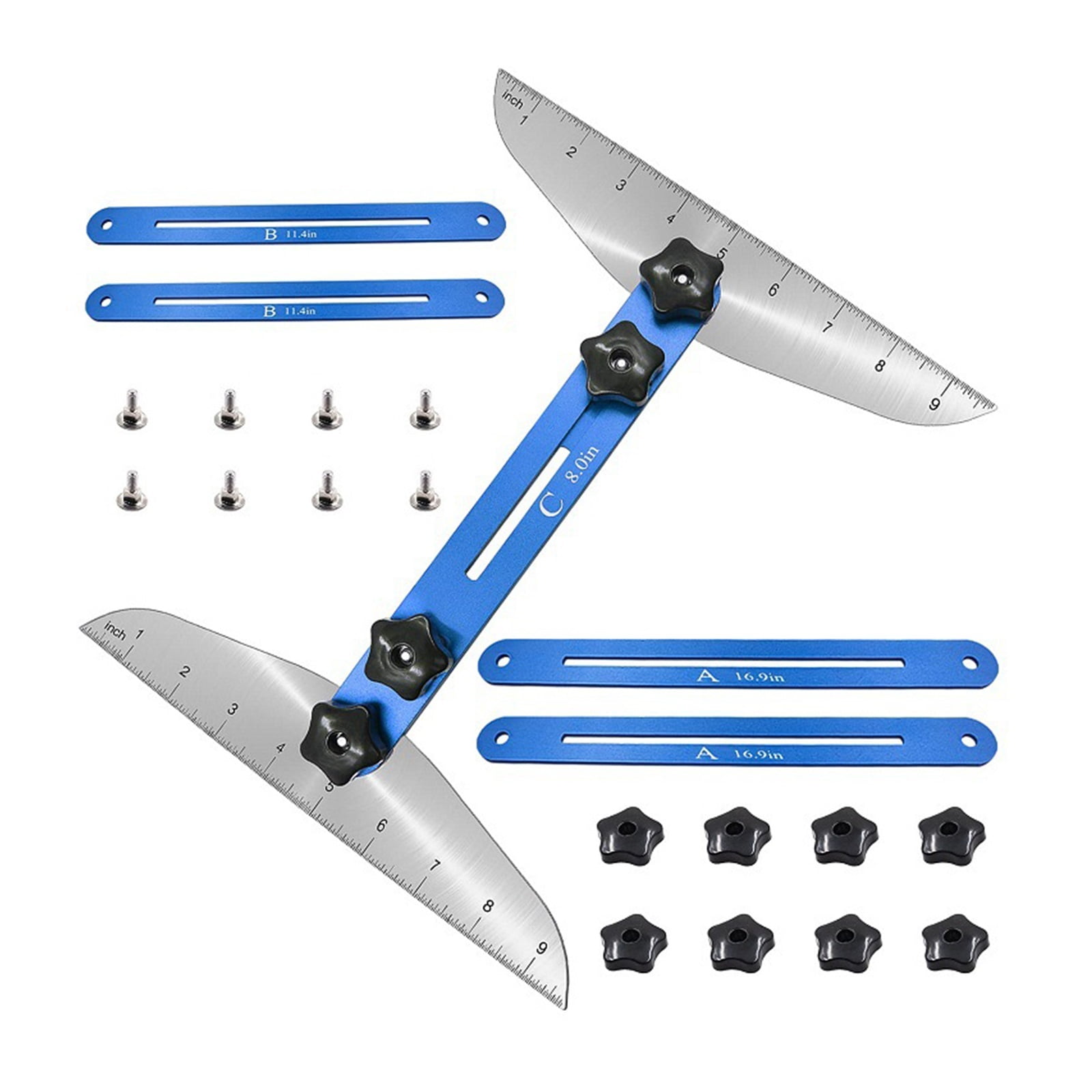 Stair Treads Gauge Template Tool Adjustable Measuring Stair Jig Angle ...