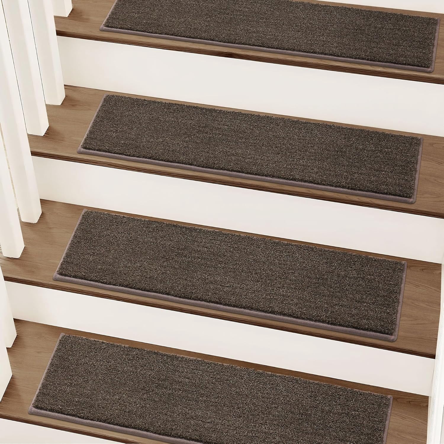 Stair Treads Non-Slip Carpet Stair Treads for Wooden Steps, Indoor ...
