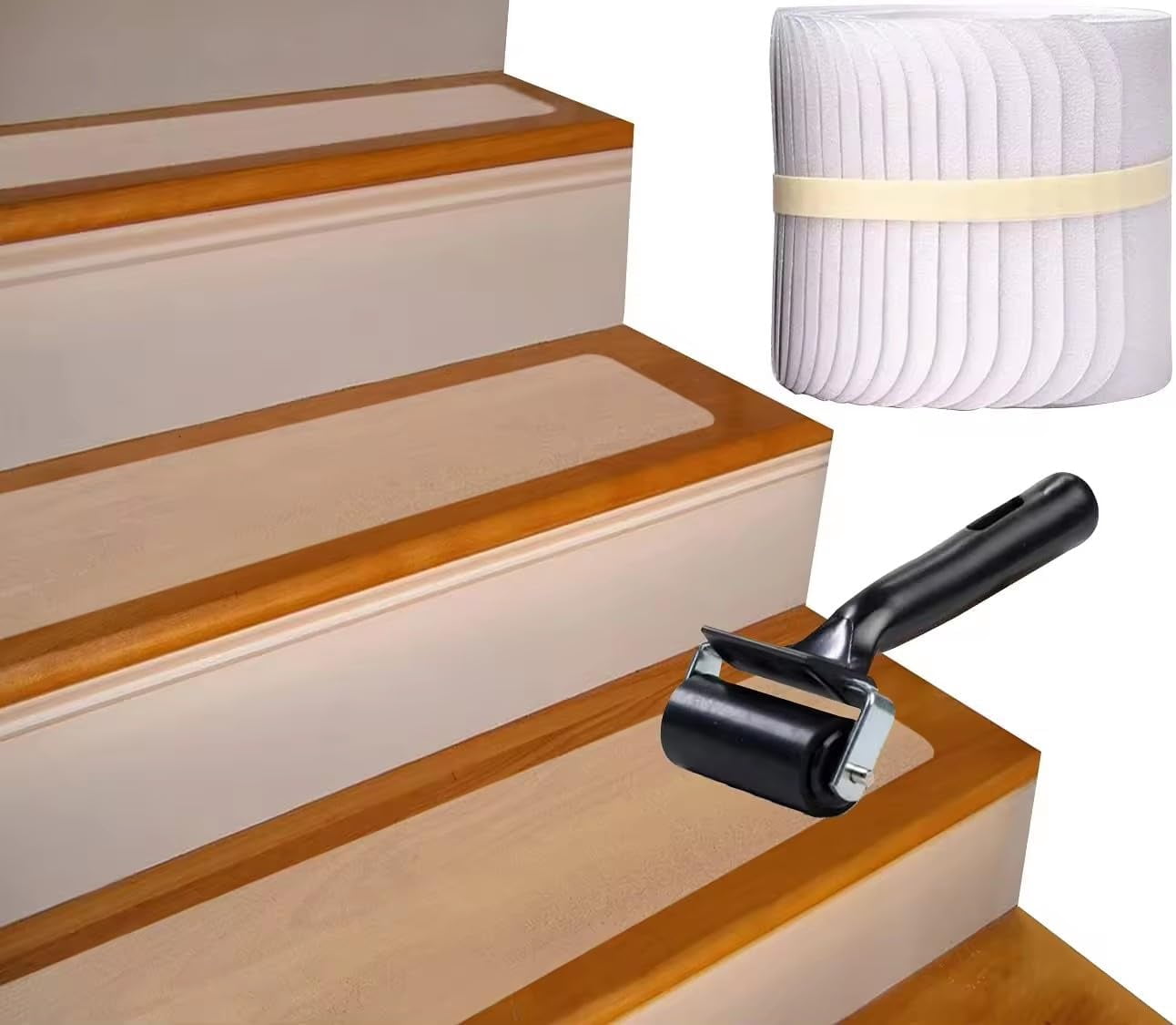 Stair Treads Non Slip Tape(15-Pack), 4" X 32" Staircase Step Treads ...