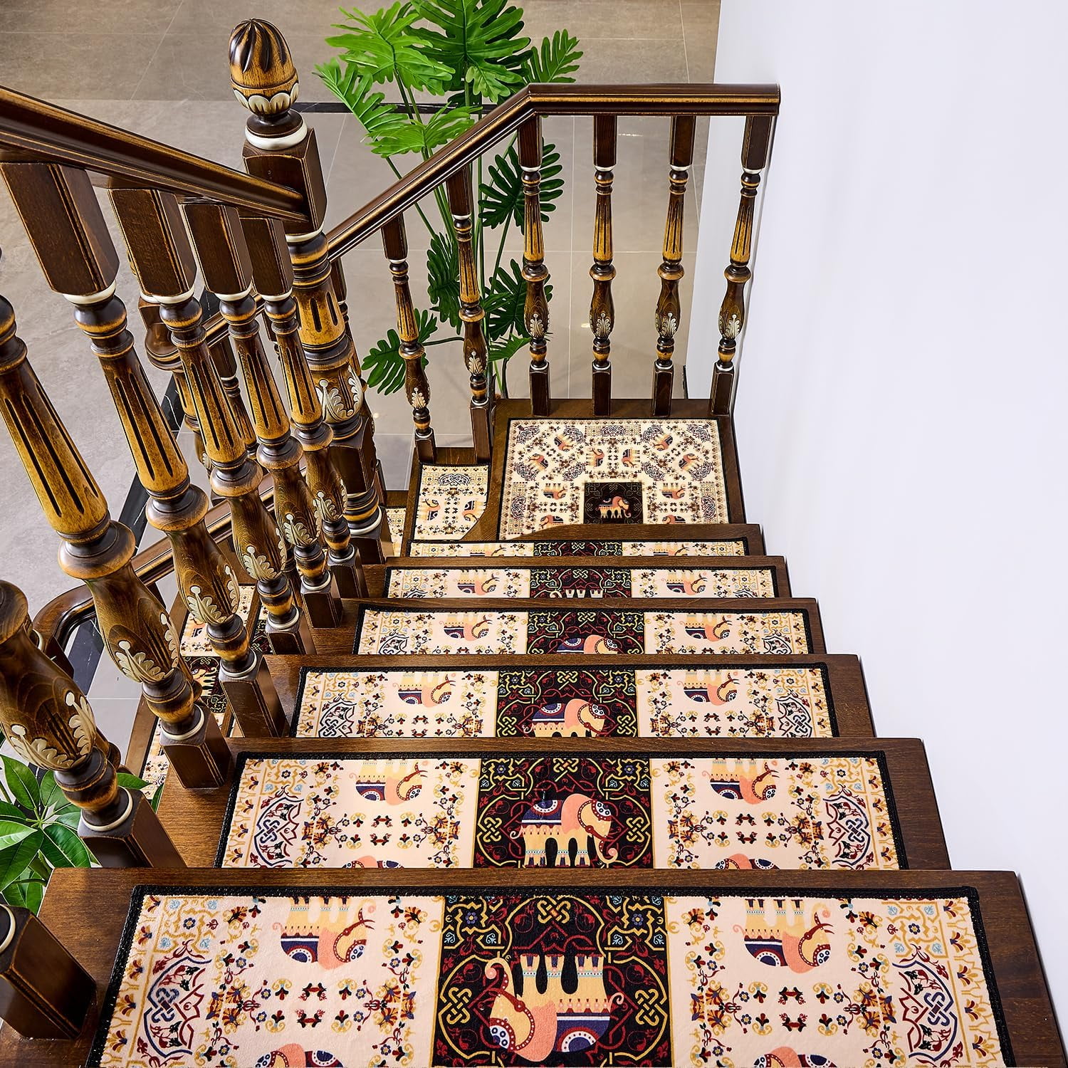 Stair Treads Non Slip for Wooden Steps, 15 Pack 30" X 8"Indoor Stair ...