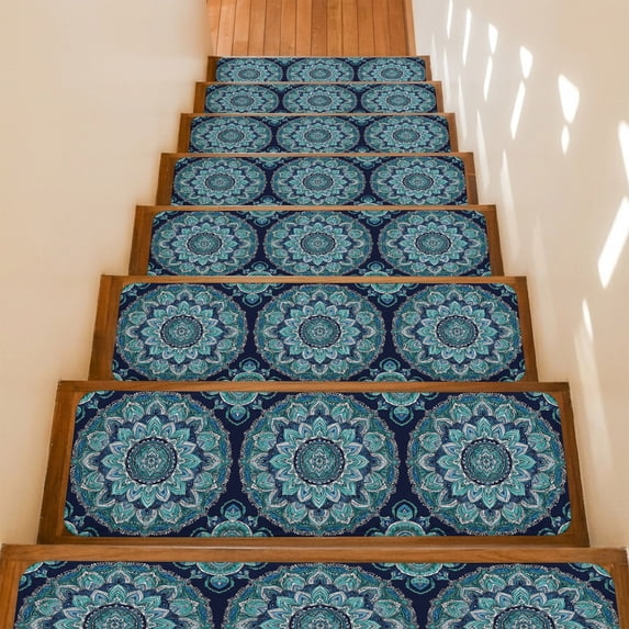 Stair Treads Non Slip for Steps 15 Pcs Reusable Adhesive Stair Runner ...
