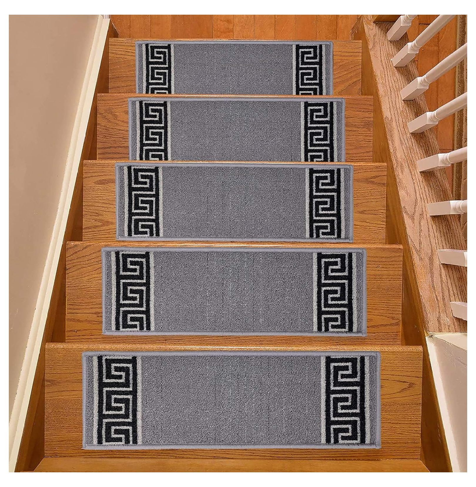 Stair Treads Skid Slip Resistant Backing Indoor Carpet Stair Treads ...