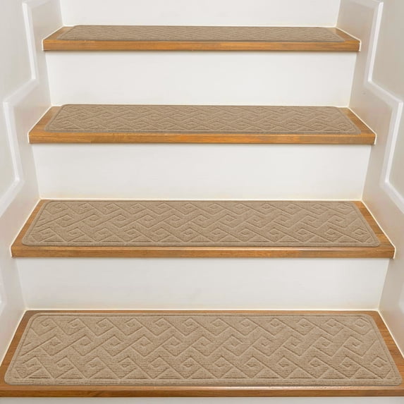 Stair Treads for Wooden Steps Indoor, 15 Pack 8" X 30" Non Slip Carpet ...