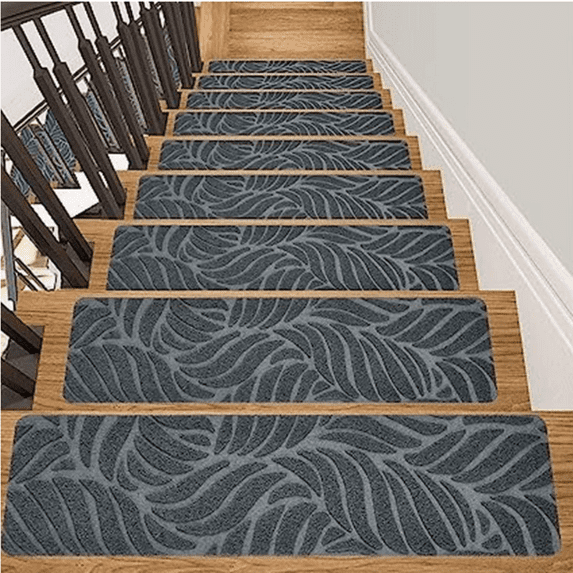 Stair Treads for Wooden Steps Indoor, 15 Pack 8" X 30" Non Slip Carpet ...
