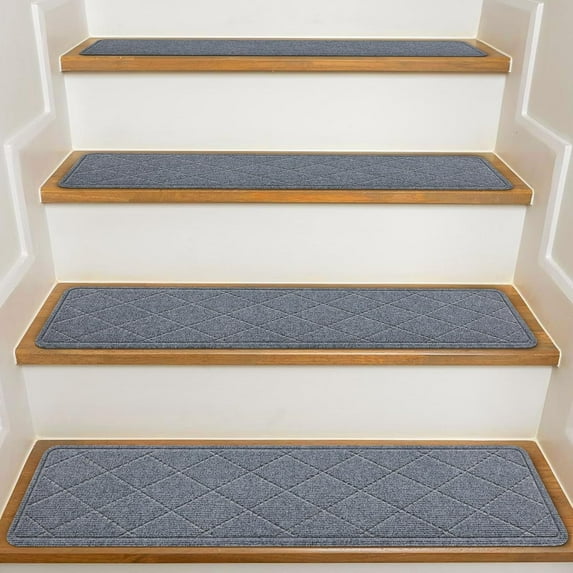 Stair Treads for Wooden Steps Indoor, 15 Pack 8" X 30" Non Slip Carpet ...