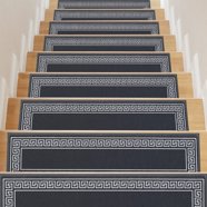 FINEHOUS Rubber Stair Treads Non-Slip Outdoor 35”x10” (5-Pack) – Anti ...