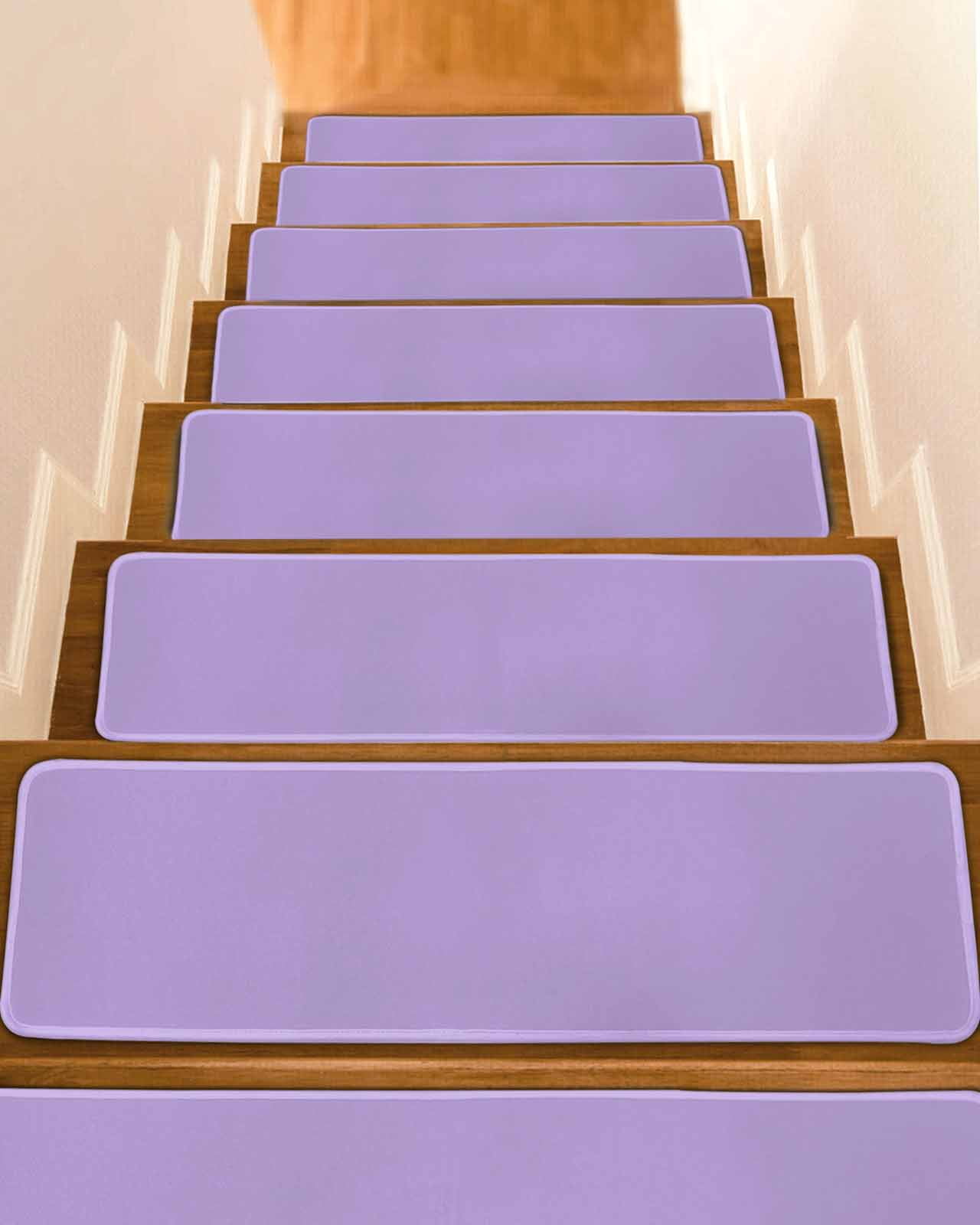 Stair Treads for Wooden Steps, Purple Peel and Stick Stair Treads with ...