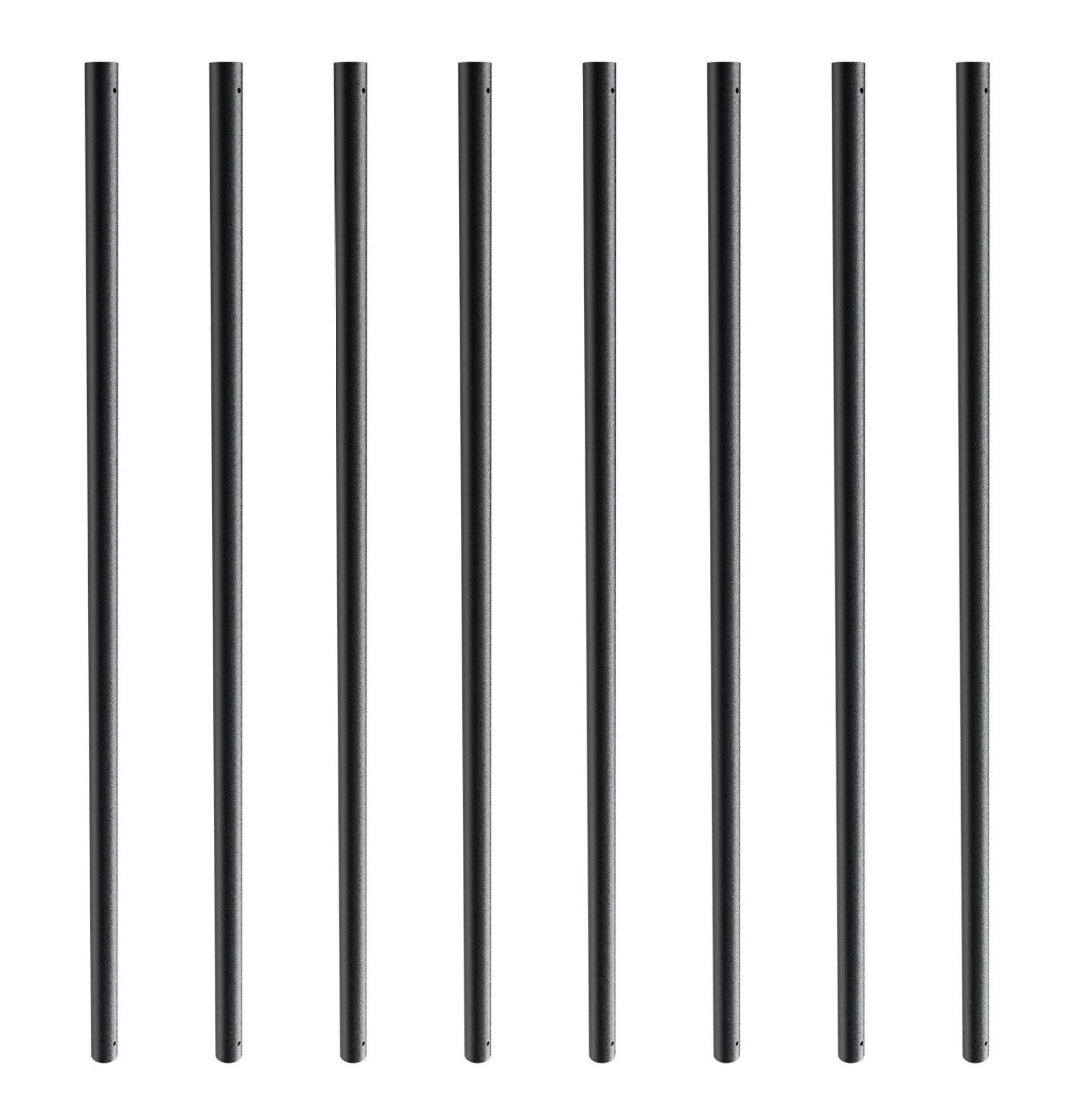 Staircase Balusters 3/4" Round Aluminum - 32" Deck Railing Spindles ...