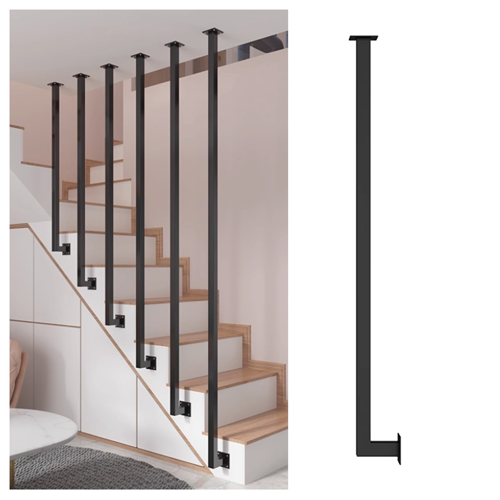 Staircase Banisters Spindles, Deck Balusters for Homes Decorative, L ...