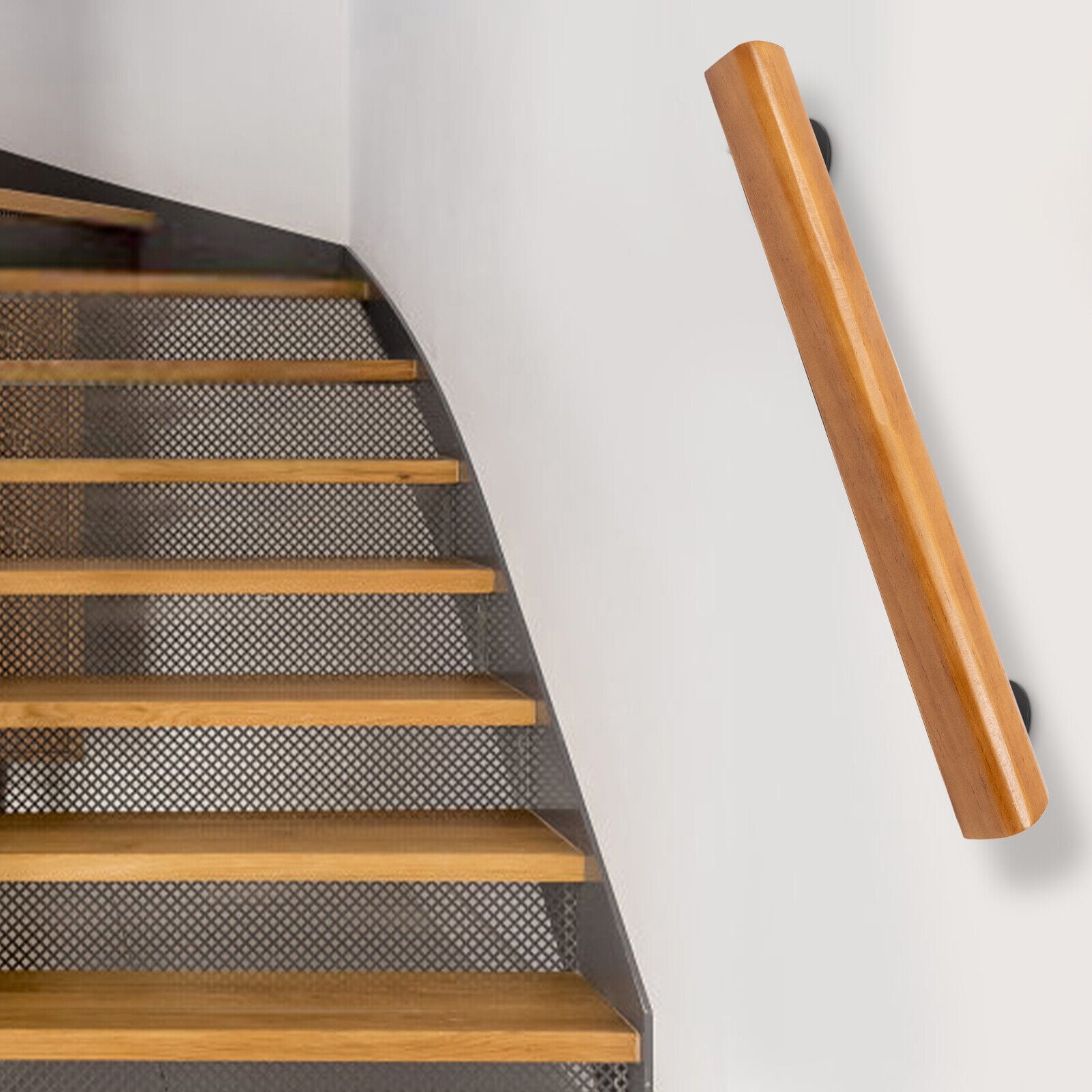 Staircase Handrails Wood 2ft Anti-Slip Corridor Home Stair Hand Railing ...