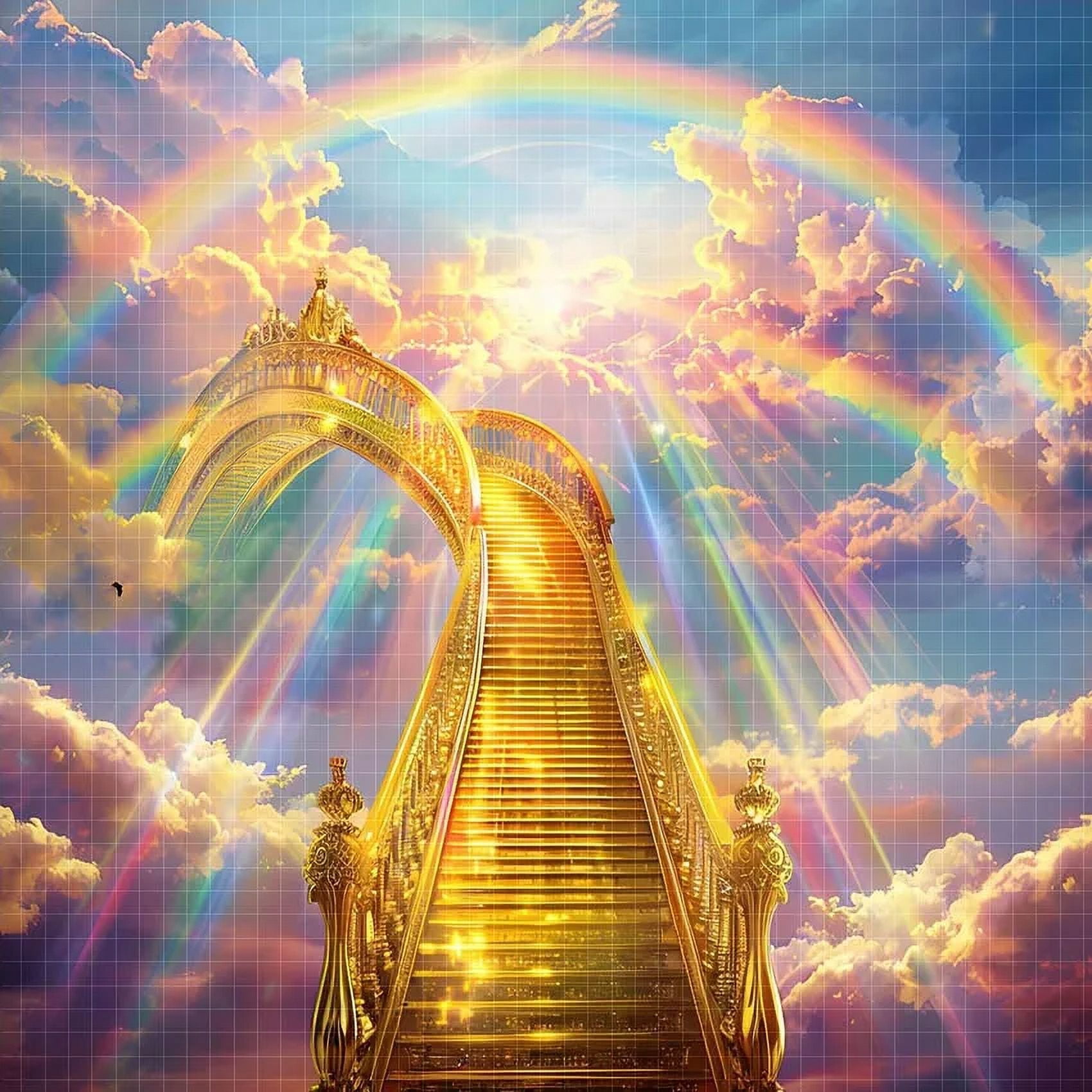Staircase To Heaven Paradise Kids Adult Birthday Portrait r Backdrop ...