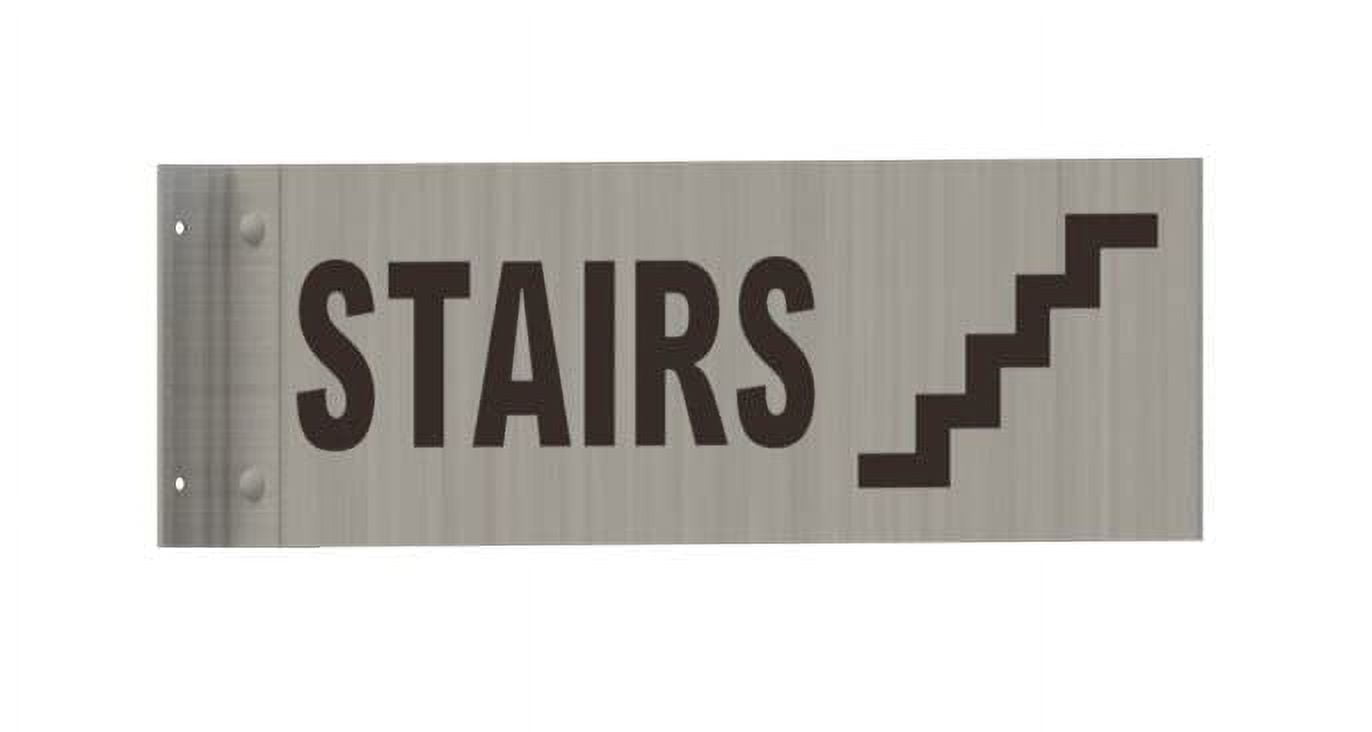 Stairs Sign -Two-Sided/Double Sided Projecting, Corridor and Hallway ...
