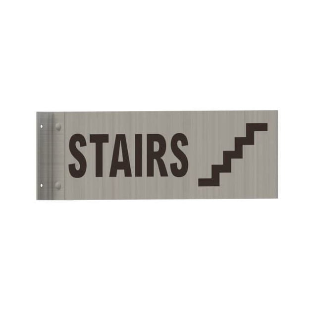 Stairs Sign -Two-Sided/Double Sided Projecting, Corridor and Hallway ...