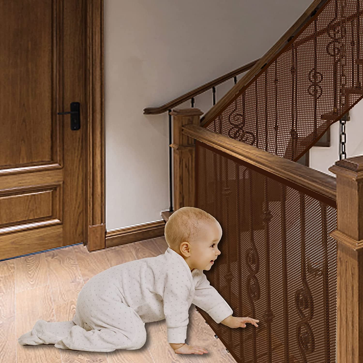 Stairway Net - Baby Safety Rail – Balcony Railing Guard -10ft L x 2 ...