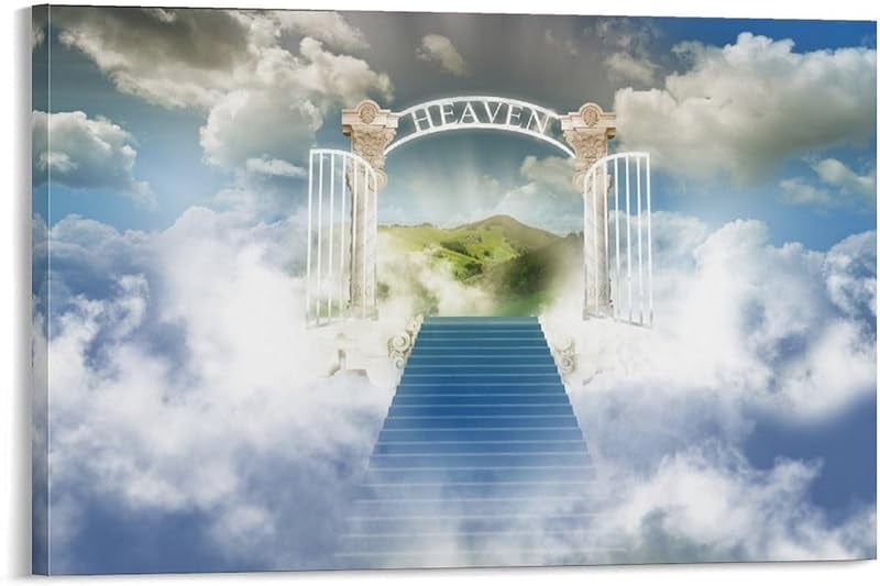Stairway to Heaven Canvas Art Poster And Wall Art Picture Print Modern ...