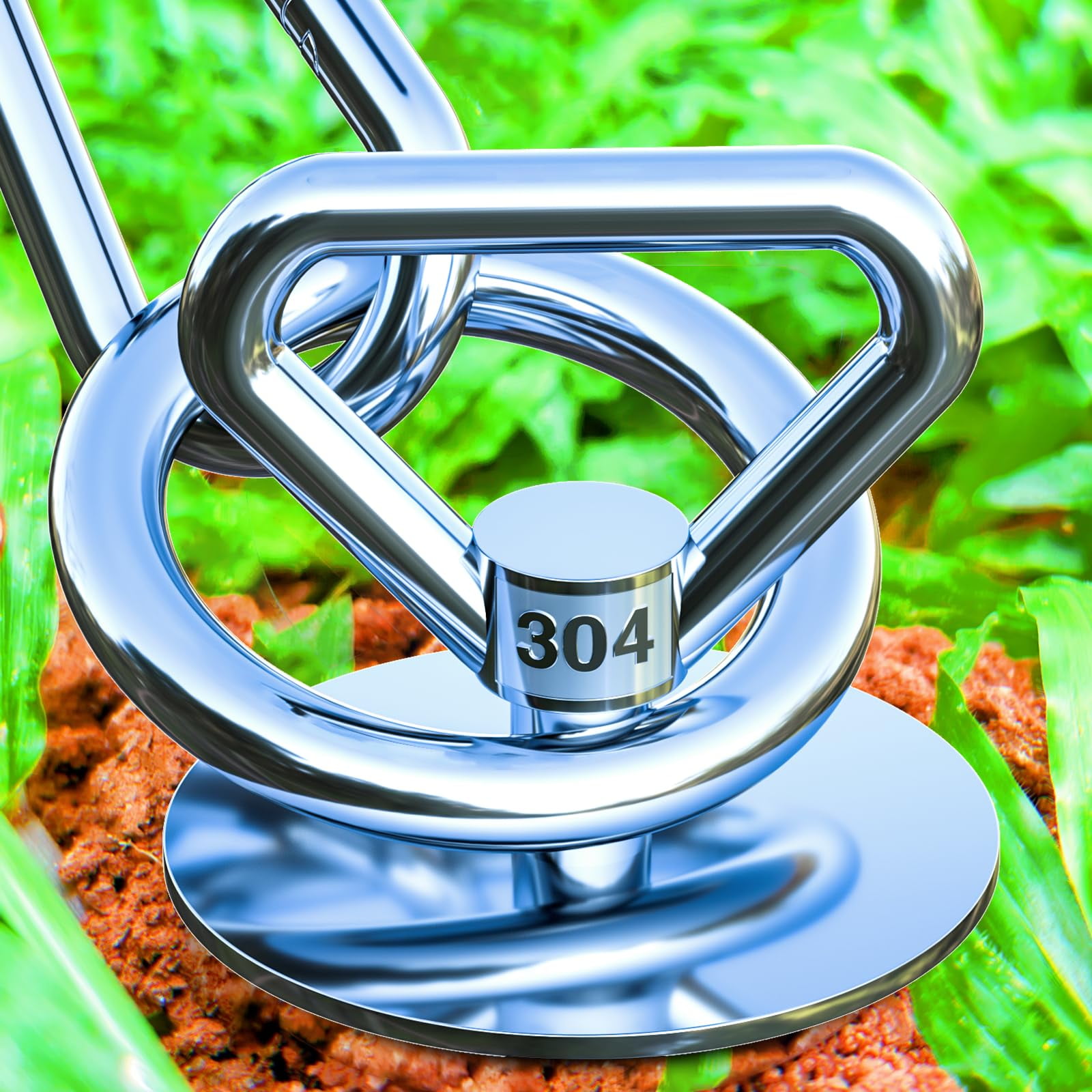 Stake and 20ft TGF4 Cable,Tie Out Stake,360° Runner for Yard,Run Anchors for Large Dogs up to ...