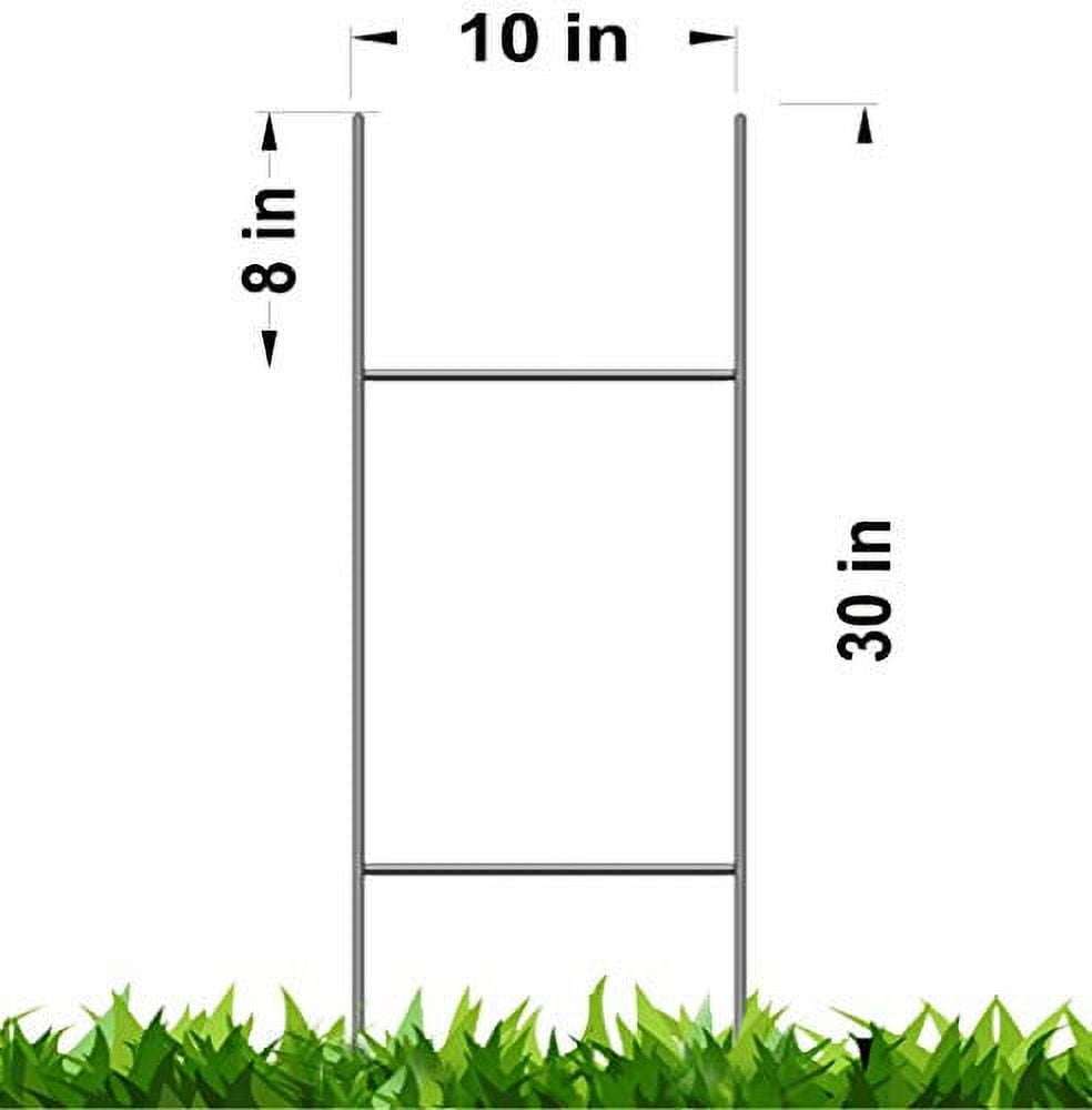 Stake 30'',Pack of 50 Double H-Frame Metal Stake 30x10 Inch, use with ...