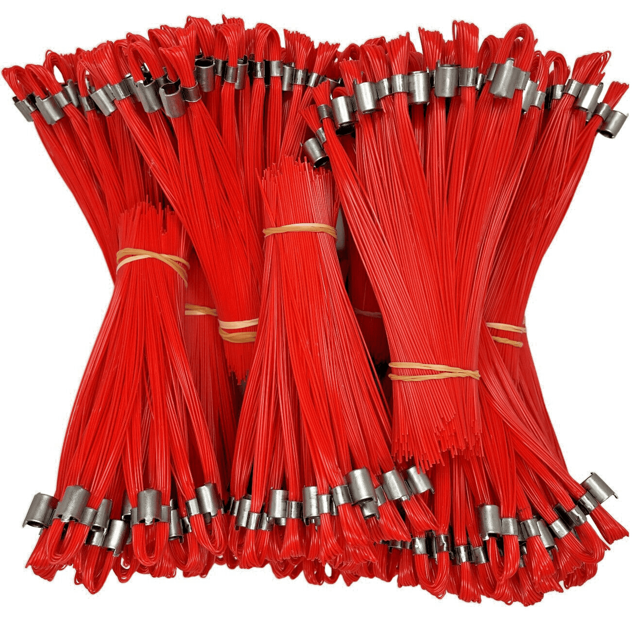 Stake Chaser Orange 6 Inch Marking Flags for Survey, Landscaping ...