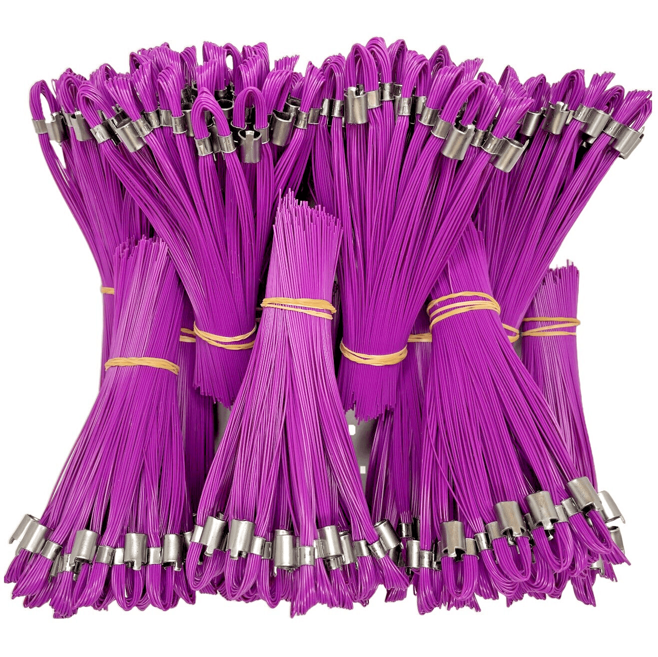 Stake Chaser Purple 6 Inch Marking Flags for Survey, Landscaping ...