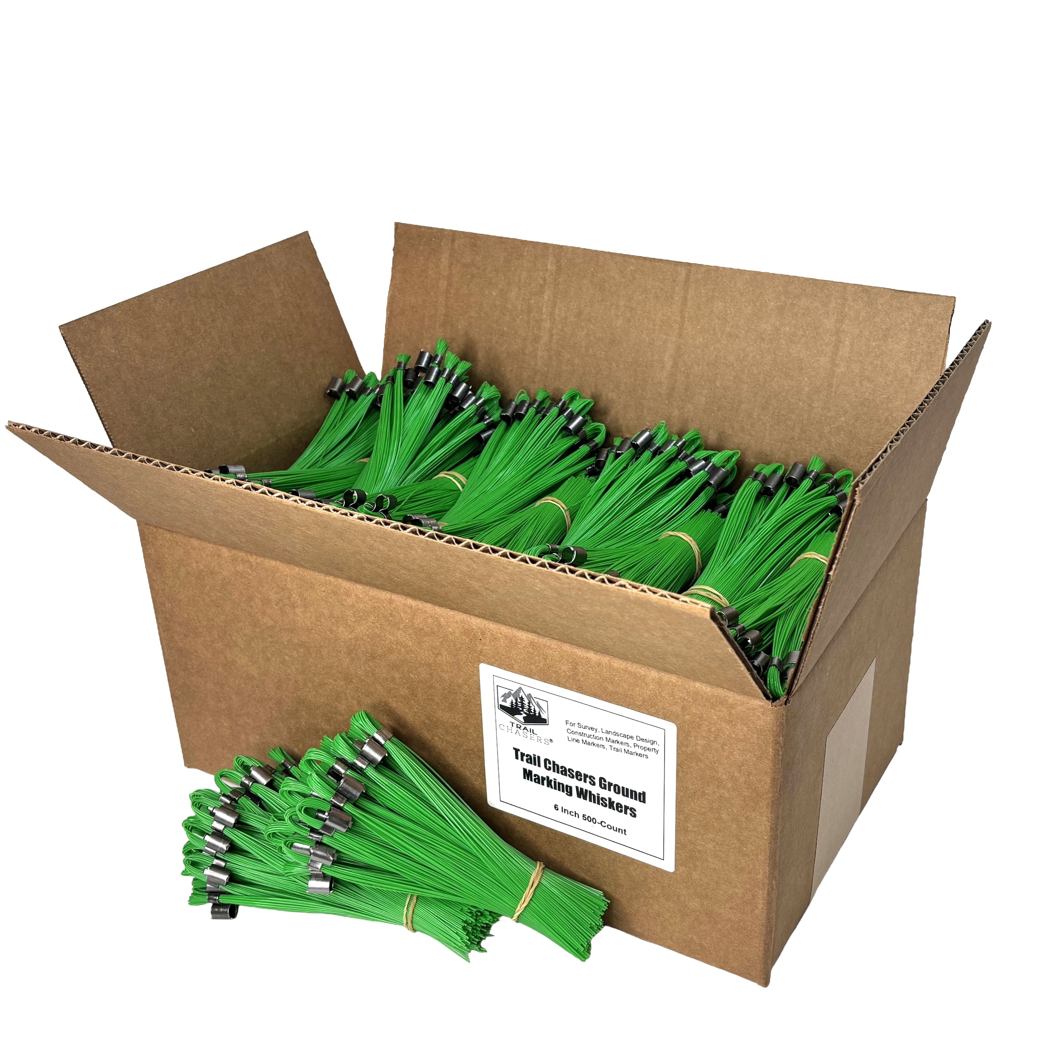 Trail Chasers Green Marking Whiskers, 6 Inch, 500-Count – Survey ...