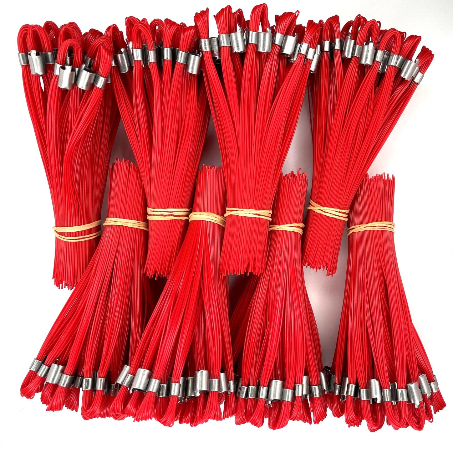 Stake Chasers Red 6 inch High Plastic Ground Marking Whiskers (1000 ...