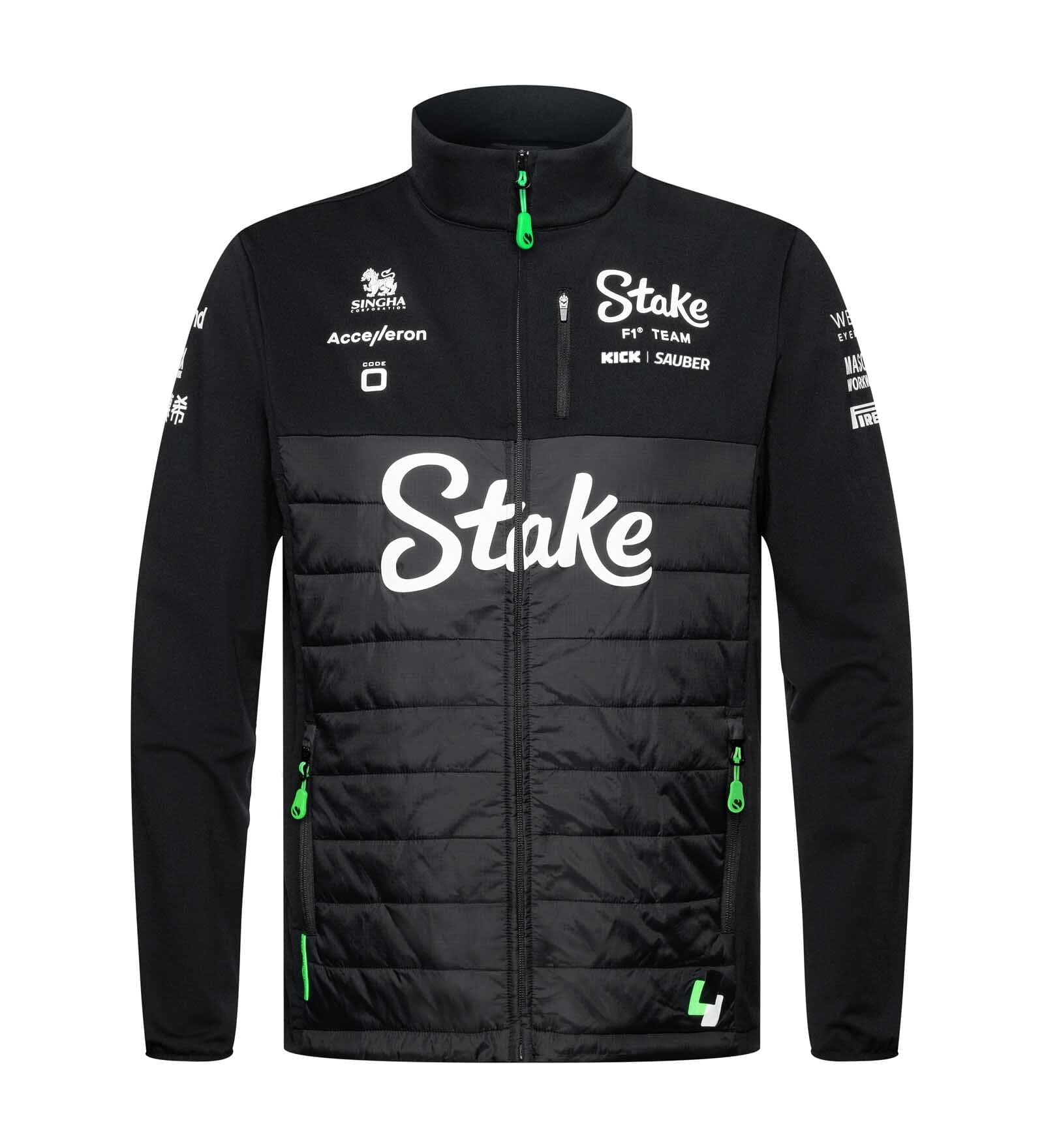 Stake F1 Kick Sauber Team Seasonal Jacket - Black - Walmart.com
