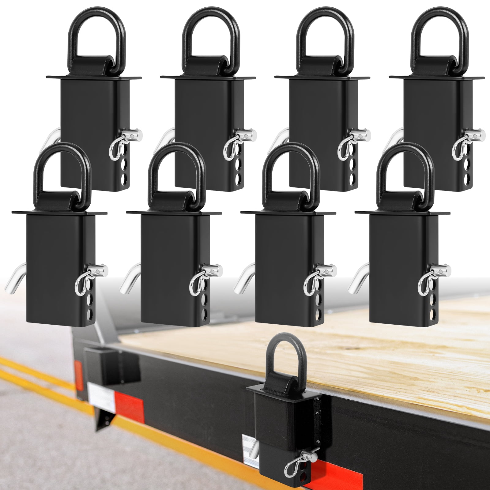 Stake Pocket D Ring, 18000lbs Heavy Duty Removable D-Ring Stake Pocket ...