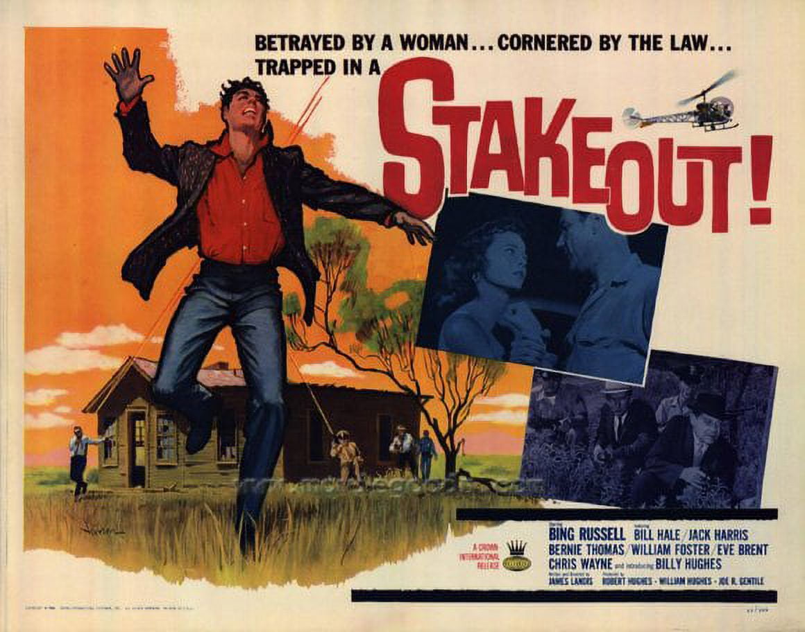 Stakeout - movie POSTER (Style A) (11" x 14") (1962) - Walmart.com